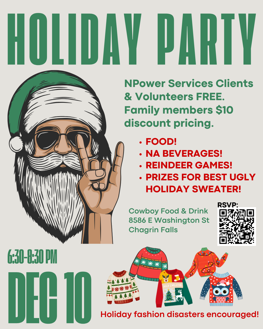 Events for December 2025 – NPower Services